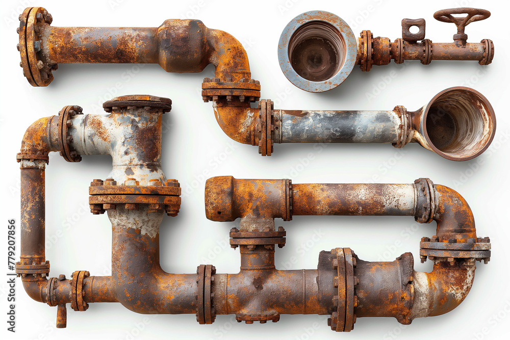 old, metal, pipe, steel, machine, industrial, industry, equipment ...