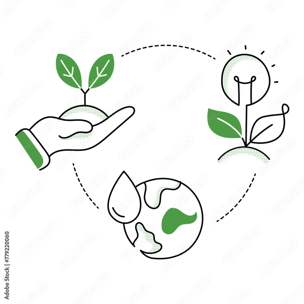 Natural Solutions Advocate. Nature Based Solutions Icon. Embrace nature based solutions with the ...