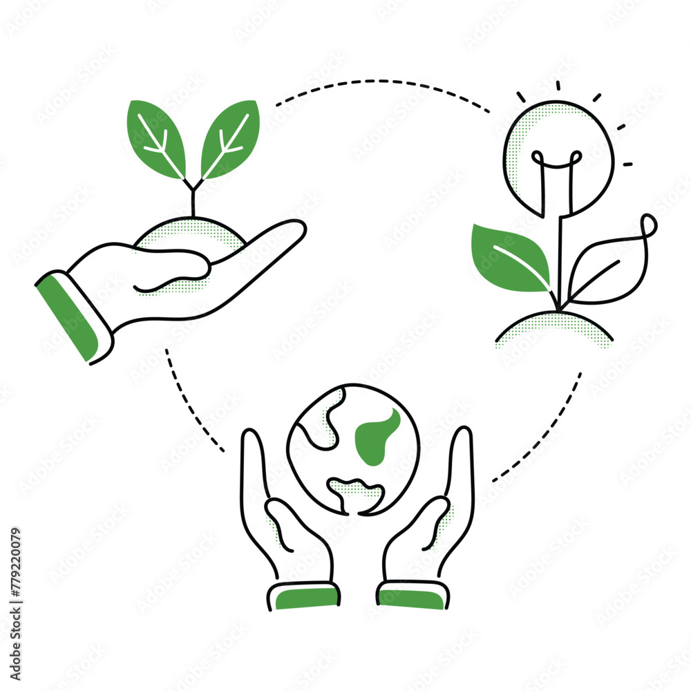 Natural Solutions Advocate. Nature Based Solutions Icon. Embrace nature ...