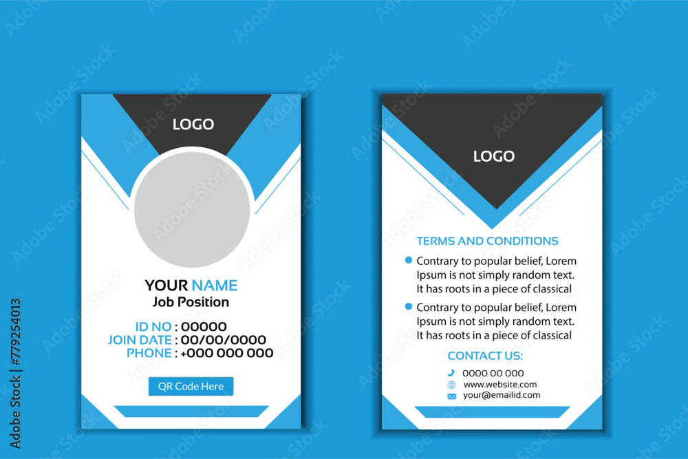 Business man Id card, student id card, police id card, officer id card ...