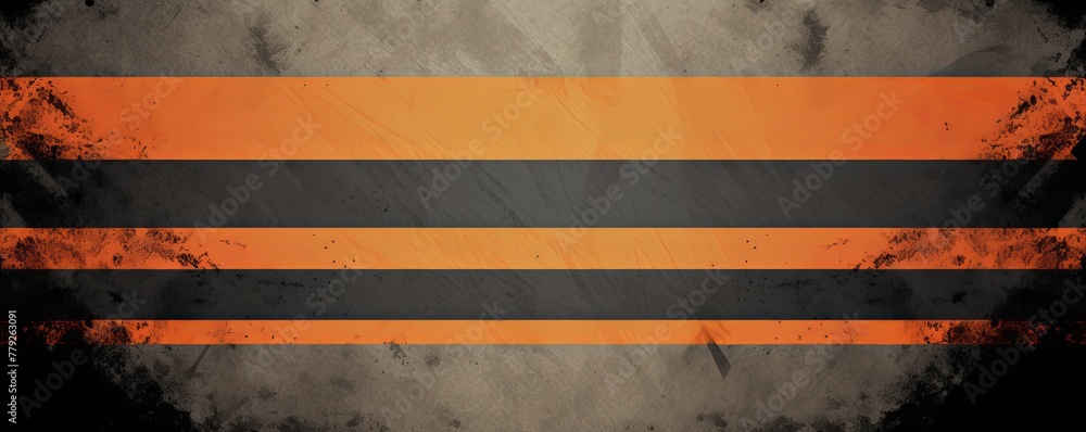 Peach black grunge diagonal stripes industrial background warning frame ...