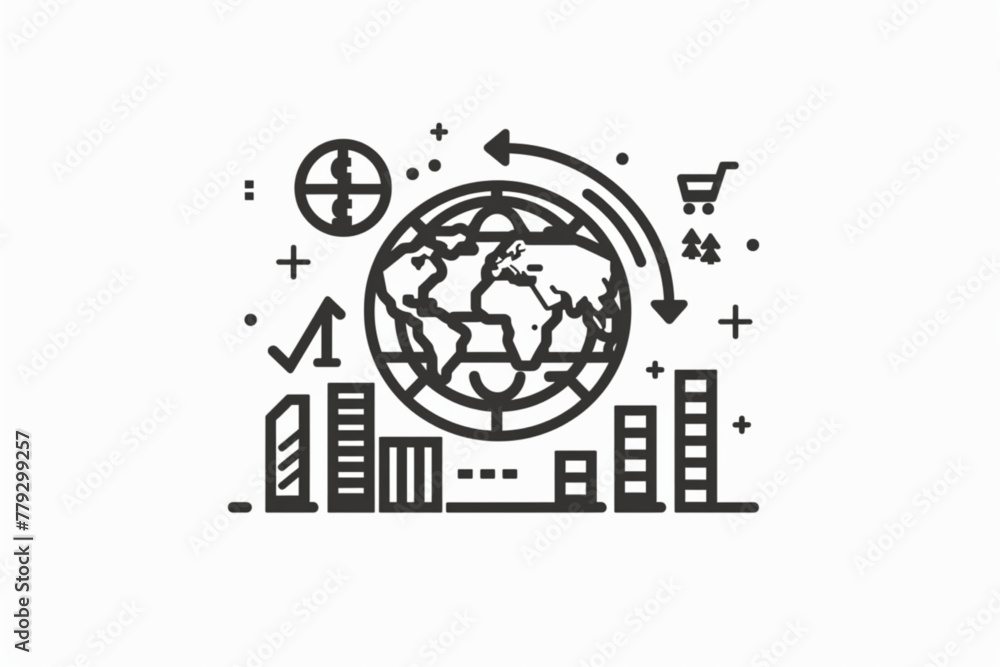 International Taxation banner, web or landing page. Experts navigate ...