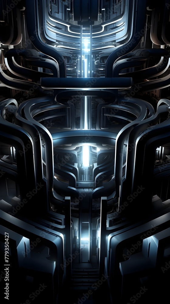 Enigmatic Labyrinth of Intricate Digital Geometry:A Captivating Vision of Interconnected ...