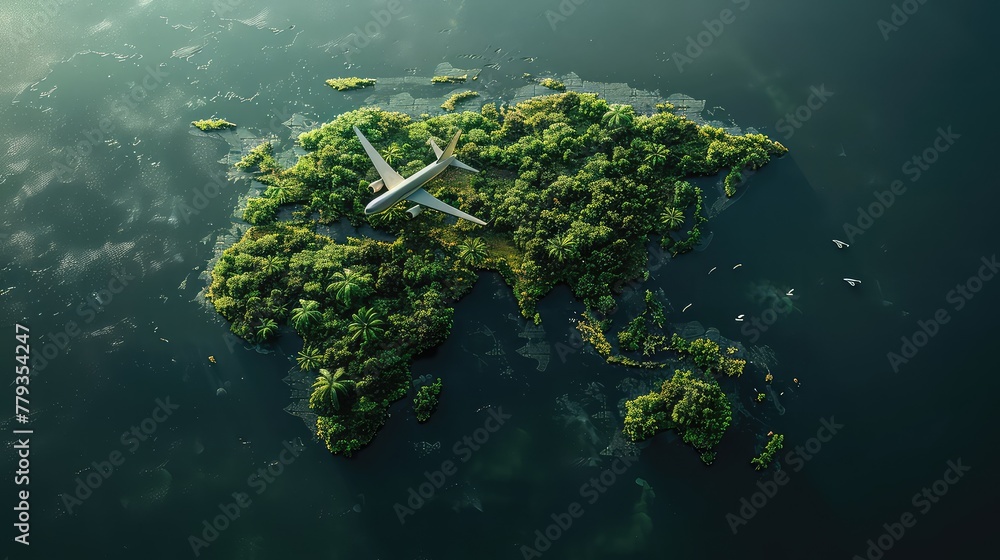 Eco friendly Carbon neutral and net zero target sustainable environment ...