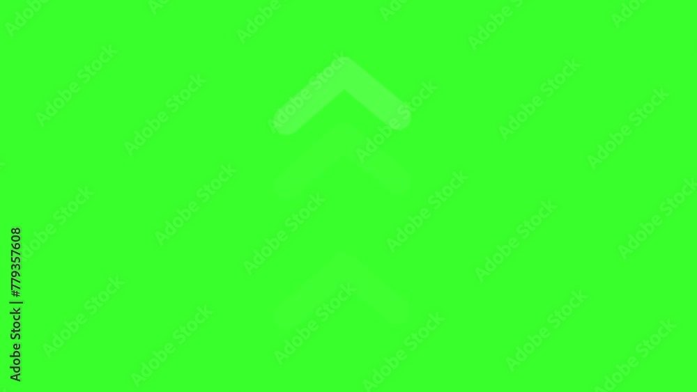 Swipe up Arrows Navigation Motion Graphics Green Screen. Animation ...