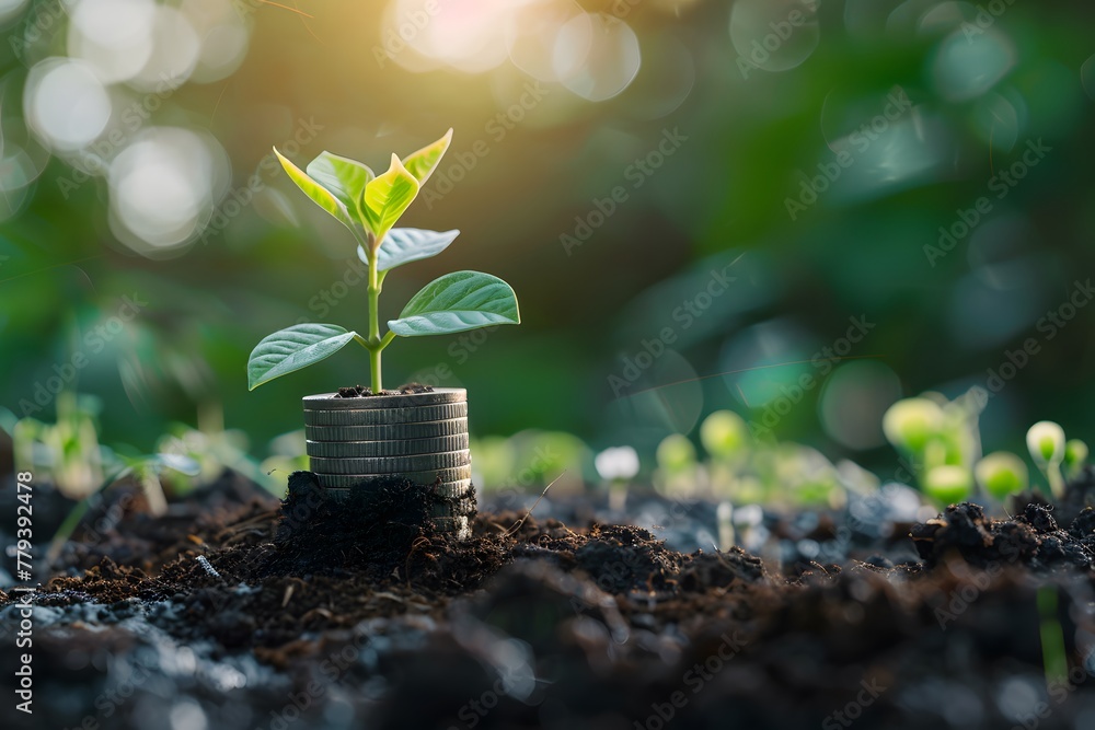 Consider the significance of a coin planted in soil, sprouting into a ...