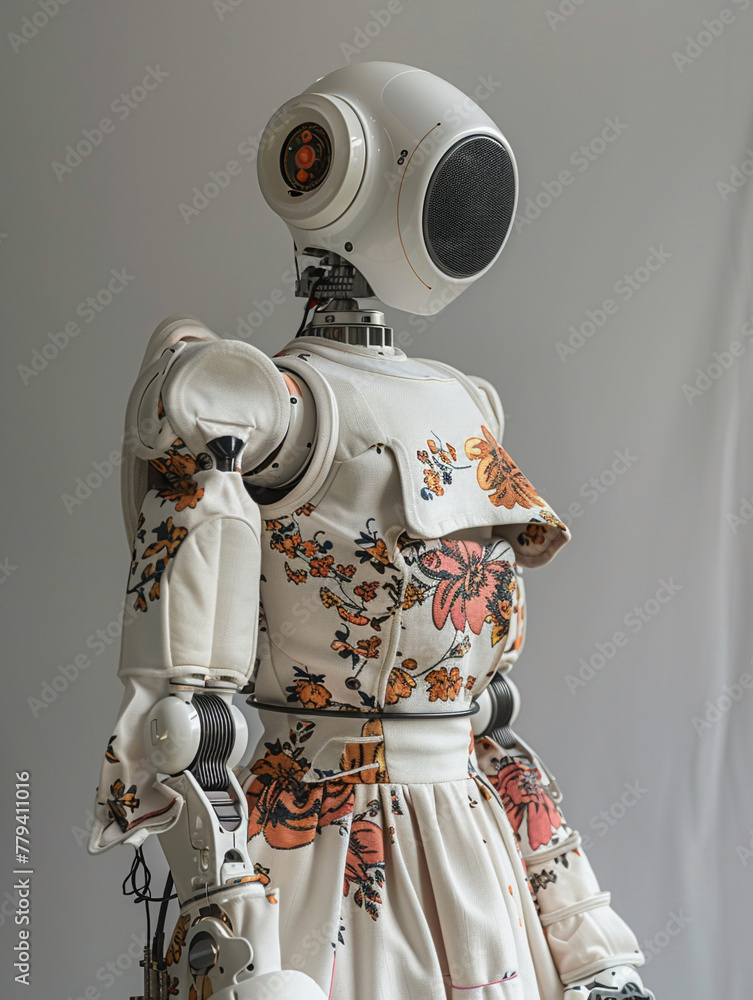 In a world dominated by fast fashion a robot with unmatched sewing ...