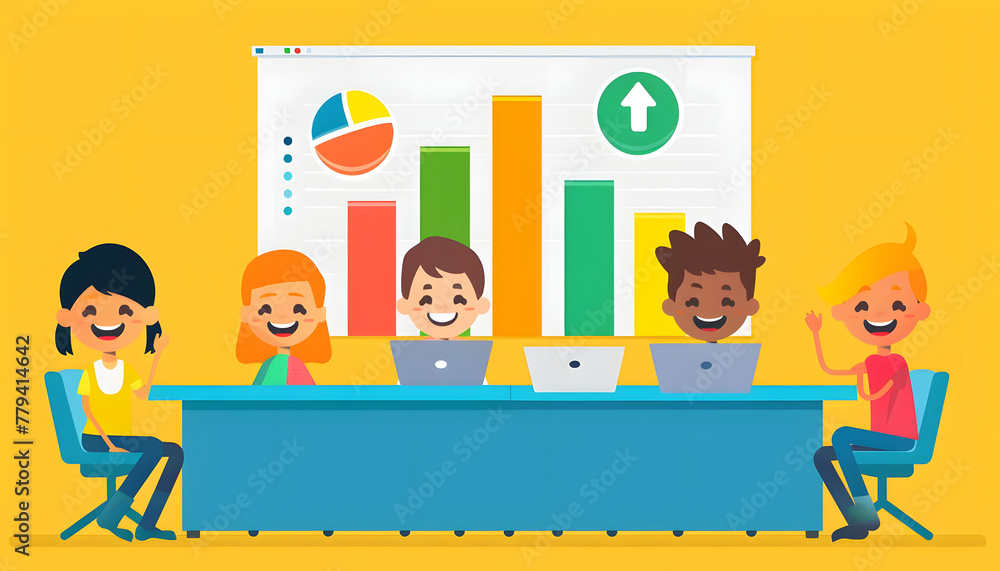 Foto de Visualize the bar chart emoji representing data analysis as it ...