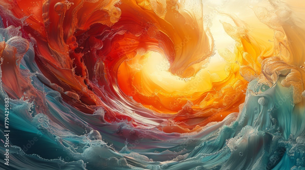 Emotions in Colors and Shapes: Abstract Emotional Expression Stock ...