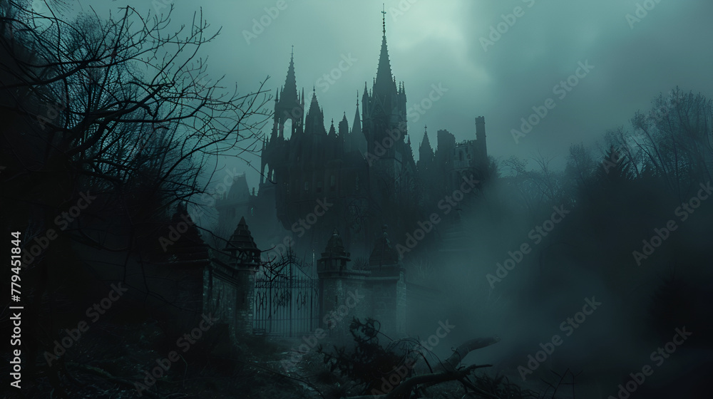 Gothic dark fantasy landscape - Craft a moody and atmospheric dark ...