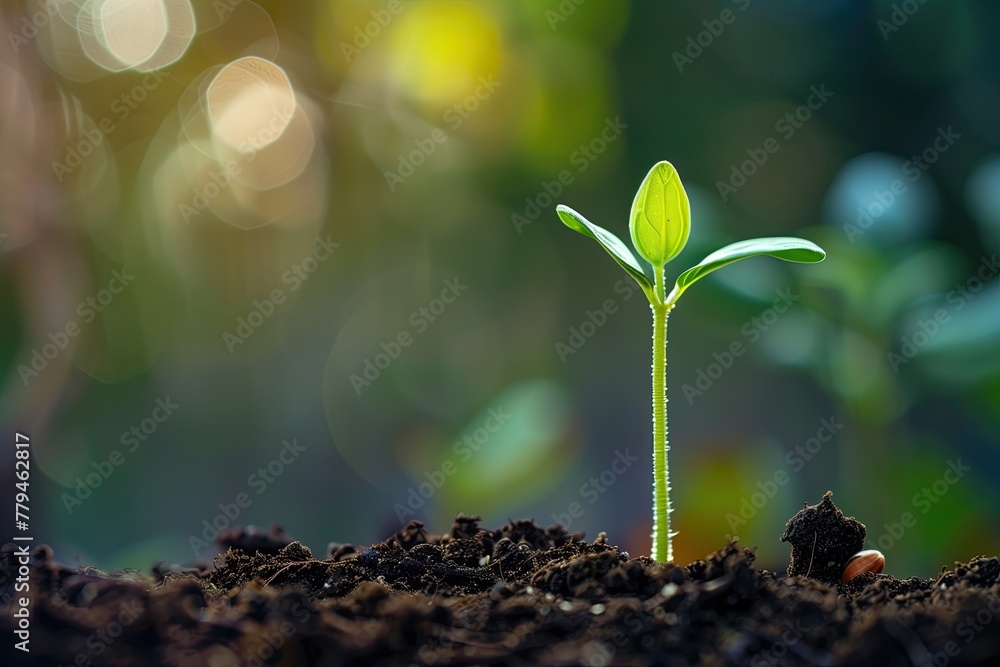 Sustainable agriculture. Sprout. Ground. Seed. Botany. Grow ...