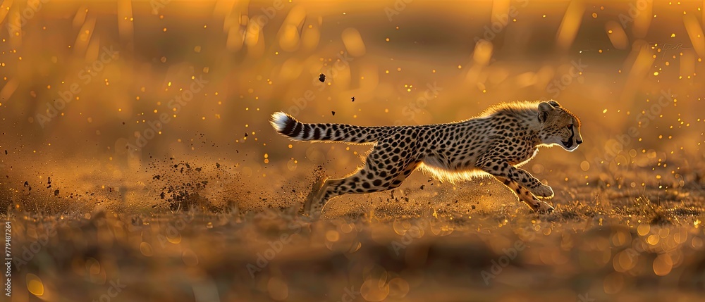 A wildlife photographer capturing a once-in-a-lifetime shot of a rare ...