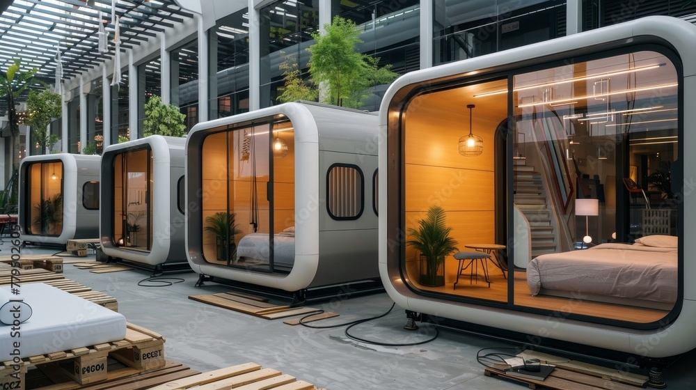 Explain the efficiency and quick setup time of Plugys modular hotel ...