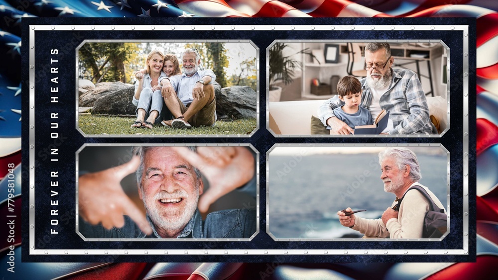 Veteran Funeral Video Slideshow Memorial Template Stock Template ...