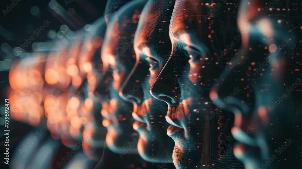 Through AIs lens, the complexity of multiple identities emerges ...