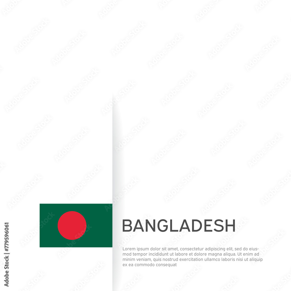 Bangladesh flag background. State patriotic bangladeshi banner, cover ...