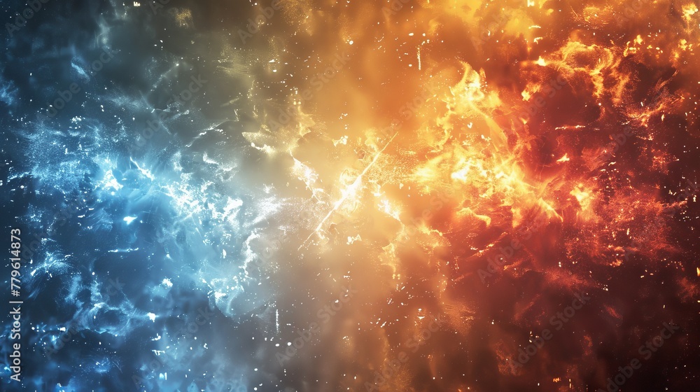 Modern versus background enhanced with striking rays effects, adding a ...