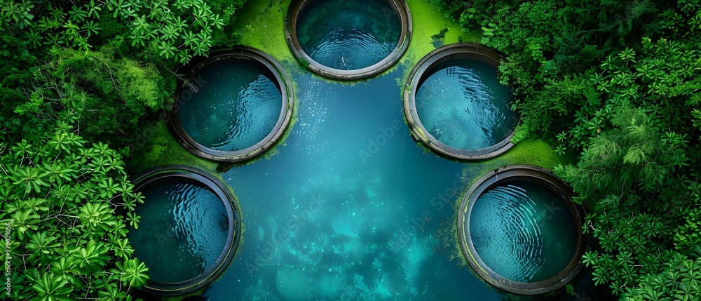 Treating industrial wastewater with plants for environmental release ...