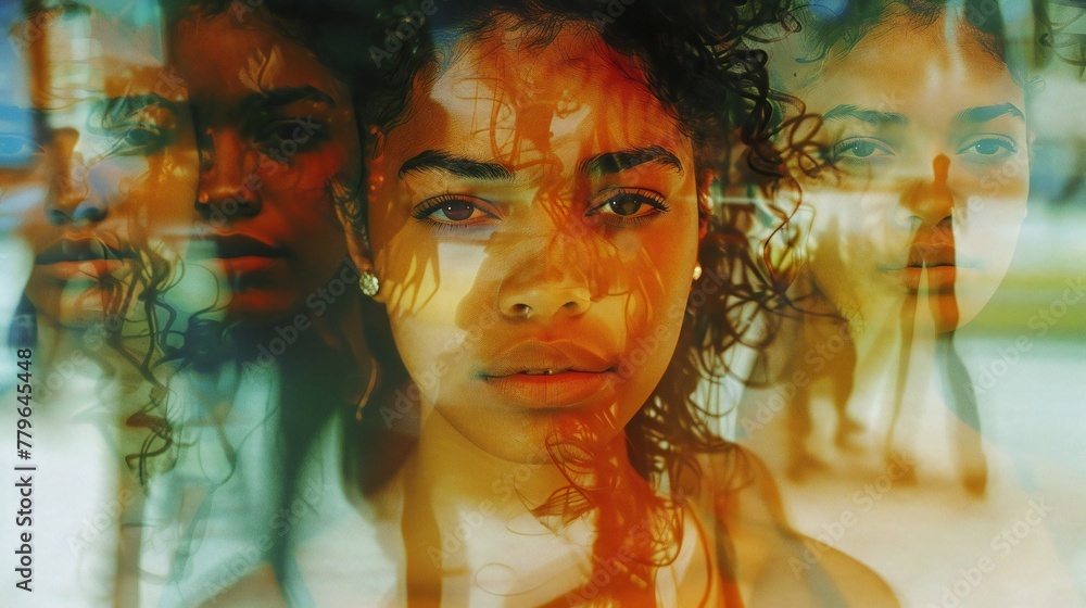 Racism Awareness: A powerful collage portraying girls of diverse colors ...