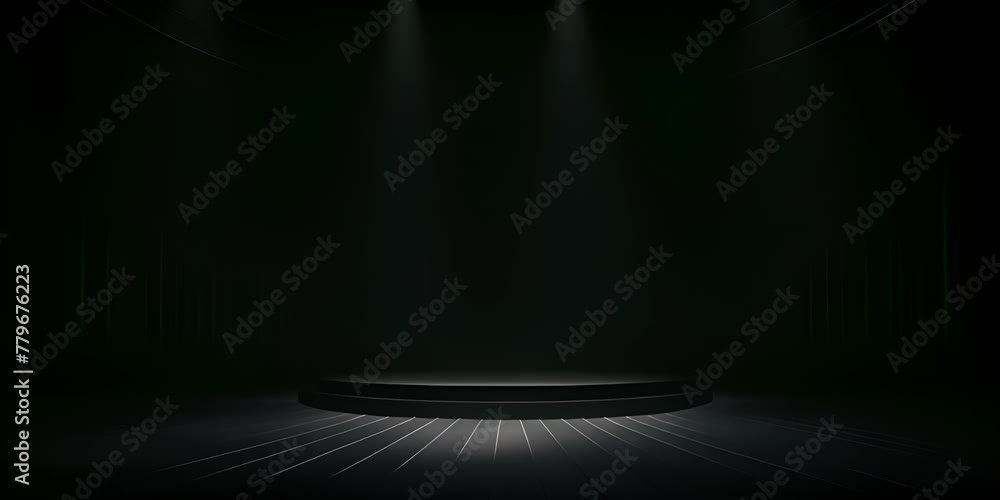 Artistic performances stage light background with spotlight illuminated ...