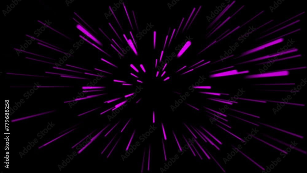 Vidéo Stock Neon rain of particles, falling line background, motion of ...