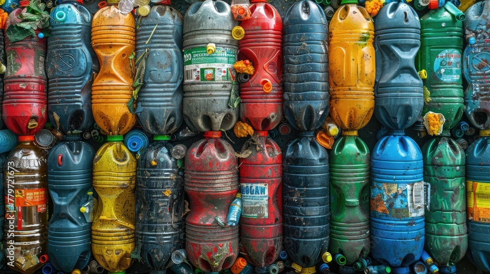 Against the backdrop of plastic pollution, images of recycling ...