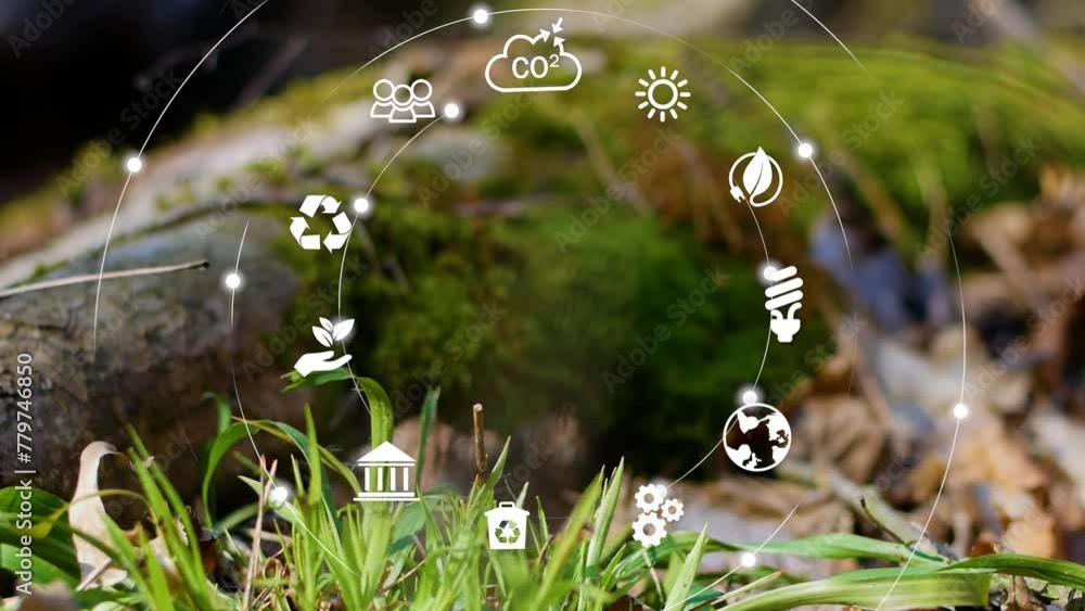 Net zero concept , carbon neutral concept. Net zero greenhouse gas ...