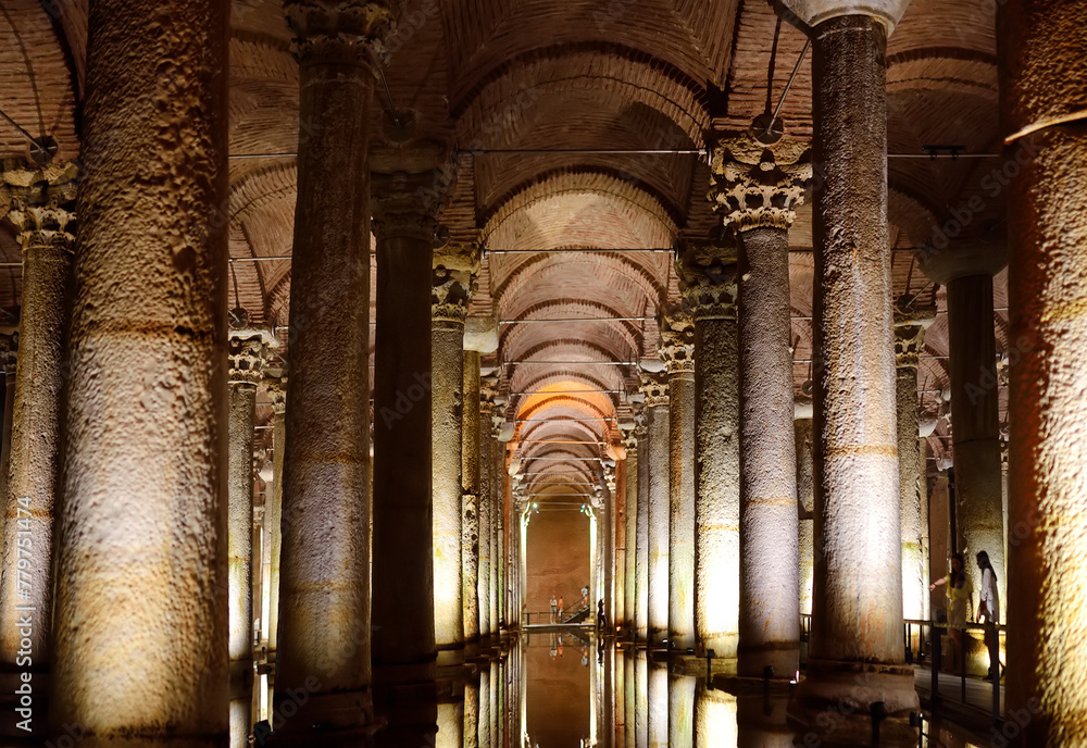 Basilica Cistern is the largest and best preserved ancient underground ...