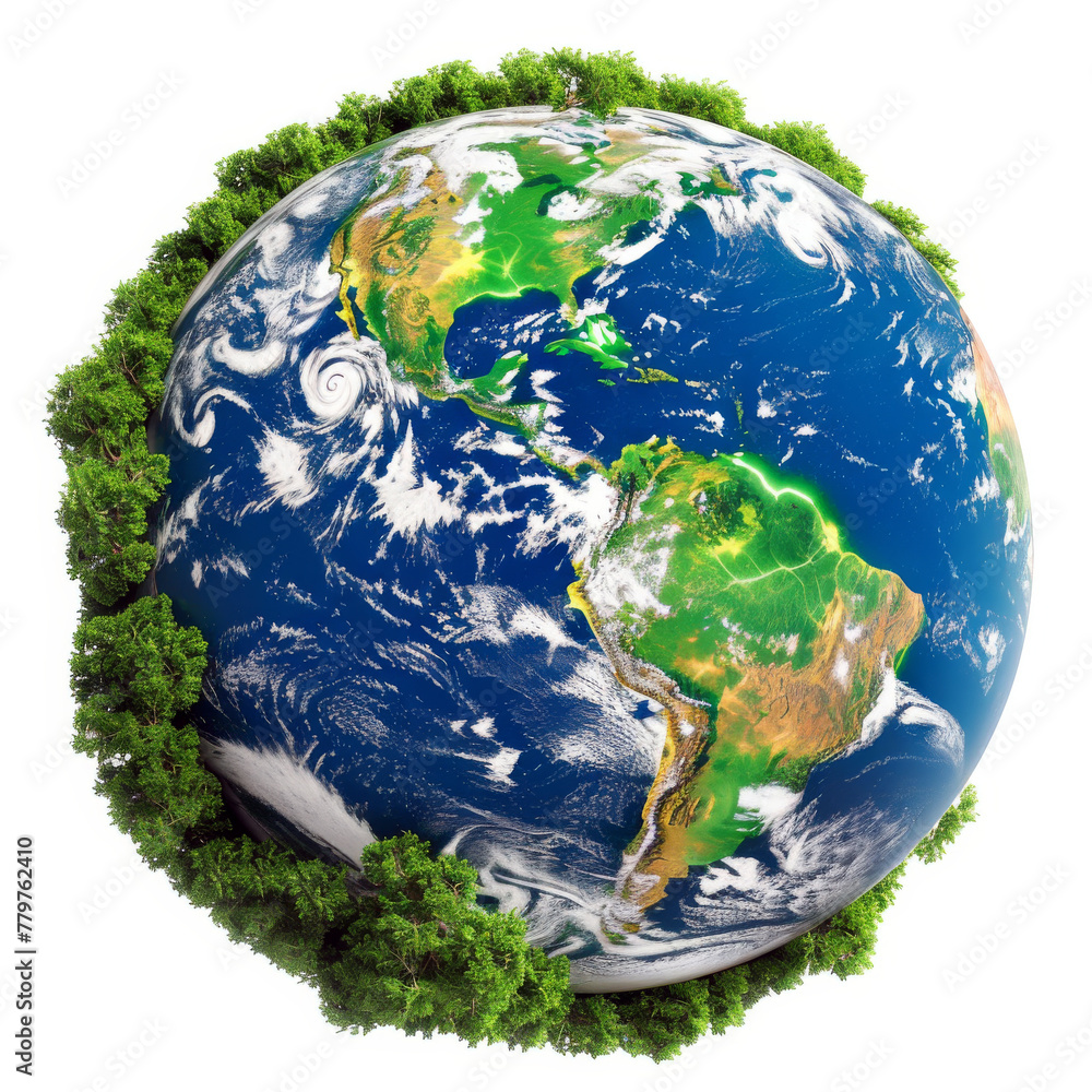 Planet Earth's green forests are the lungs of our planet, breathing in ...