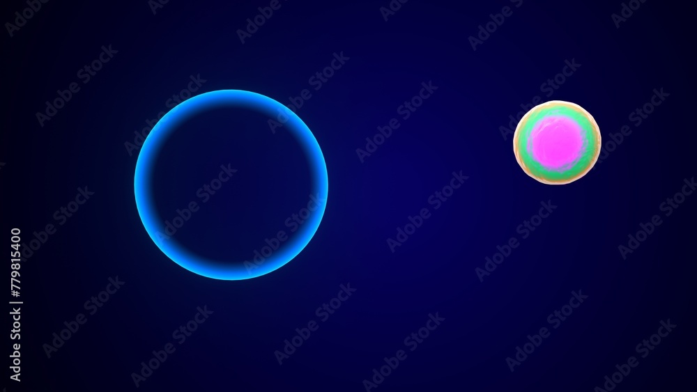 human cell division anatomy. 3d illustration Stock Illustration | Adobe ...