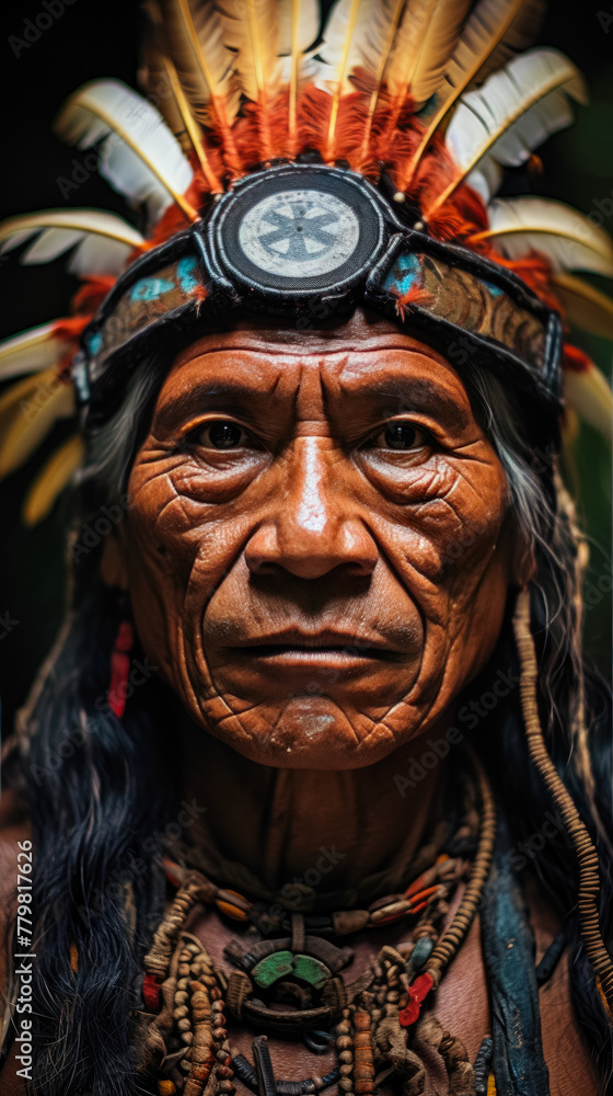 The portraits of indigenous tribes in the Amazon rainforest capture ...