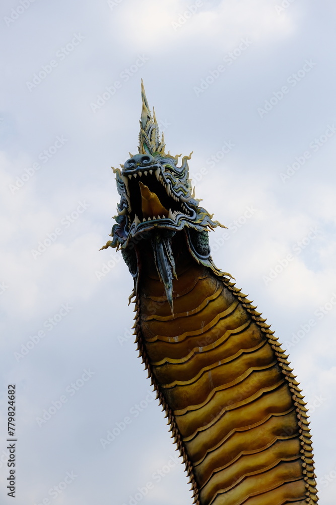 temple, thai temple, serpent, great Naga, King of Nagas, thai Naga ...
