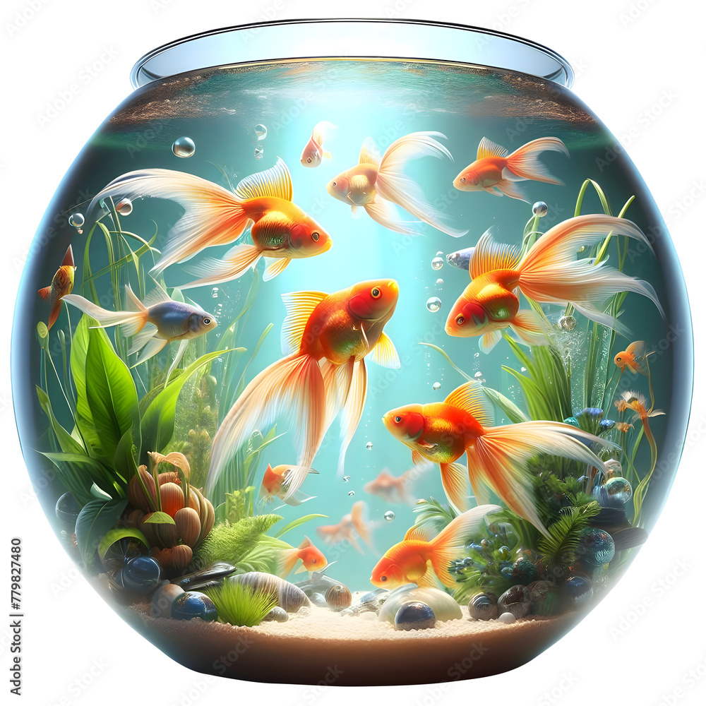 Golden fish png color fish png goldfish bowl png aquarium fish png fish ...