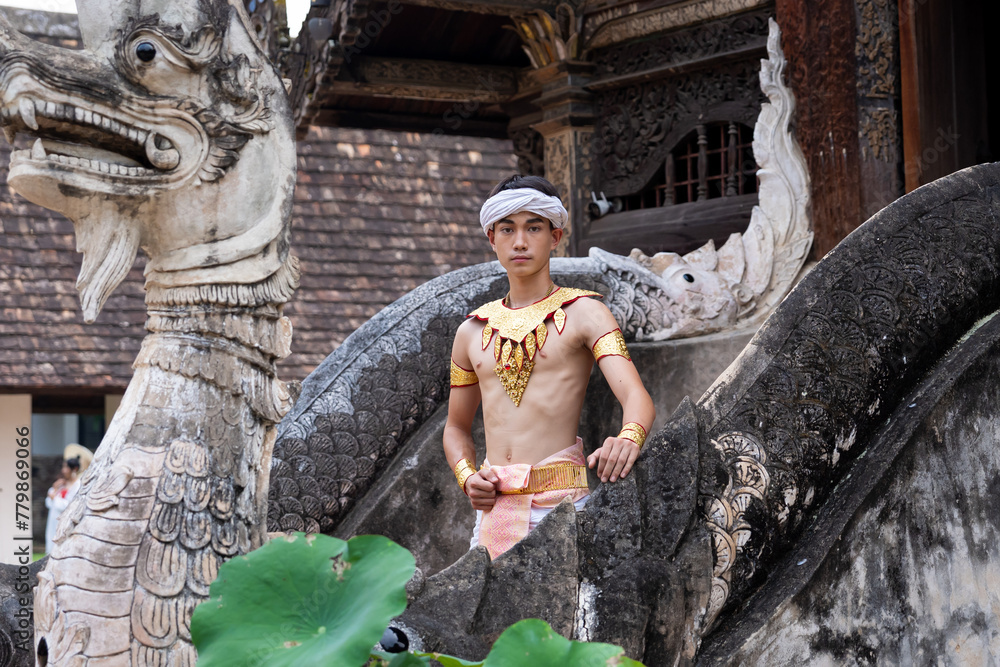 The Thai Songkran Goddess of the year 2024 is named "Nang Moh Thor ...