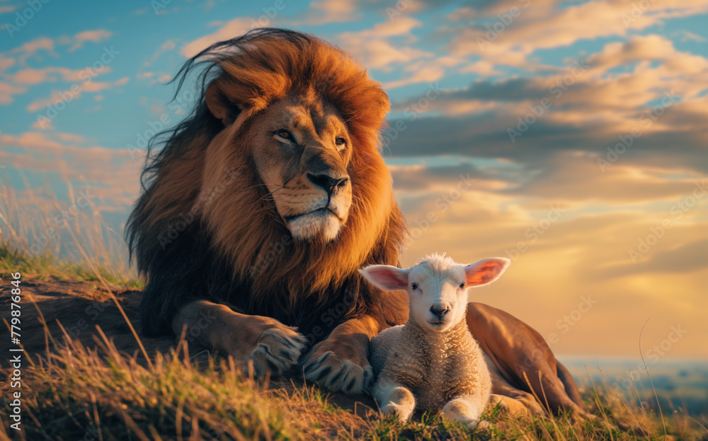 Christian and Jewish Symbolism: Lion and Lamb, Icons of Peace and ...