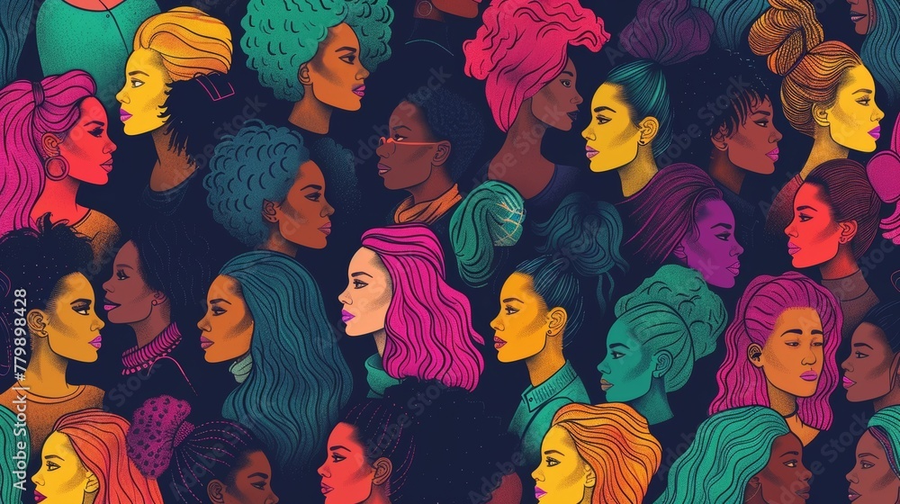 Symbol of feminist movement for gender equality and women empowerment ...