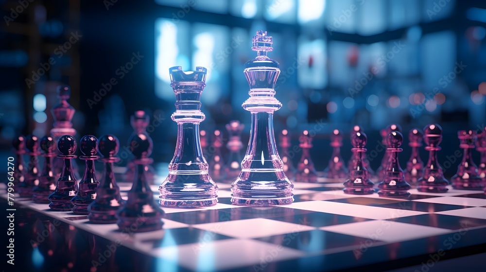 Imagine a crismis-themed chess tournament with AI-generated chess ...
