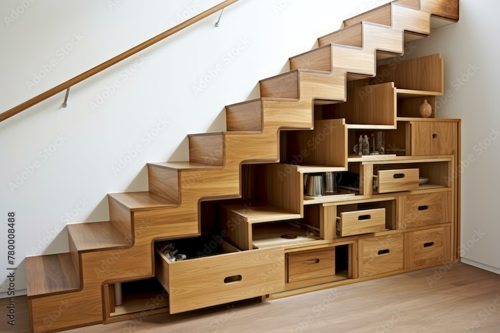 Innovative Storage idea stairs. Wooden cabinet interesting design ...