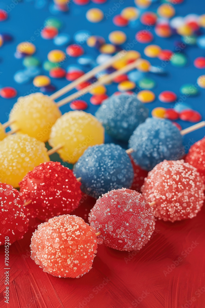 vertical banner, National Foundation Day Korea, national Korean sweets ...