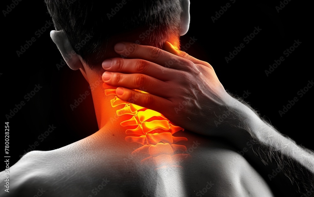 Neck pain, sciatica and scoliosis in the cervical spine, chiropractor ...