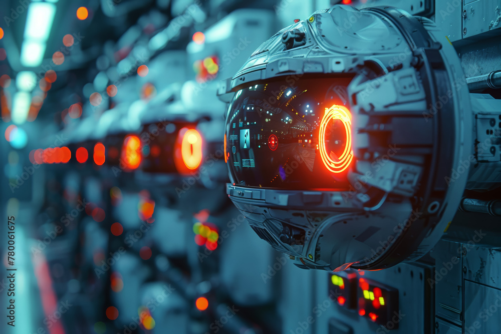 An AI-driven content moderation system filtering inappropriate or ...