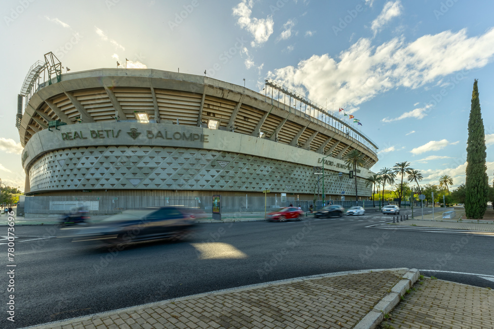 Benito Villamarín Stadium of Real Betis Balompie, La Liga soccer team ...