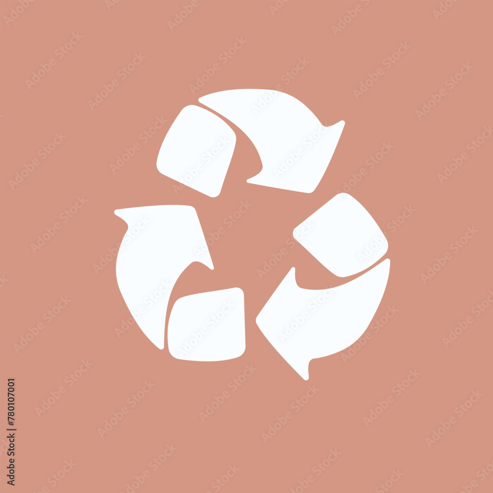 Recycled sign. Cycle recycle icon. Recycled materials symbol. Recycled ...