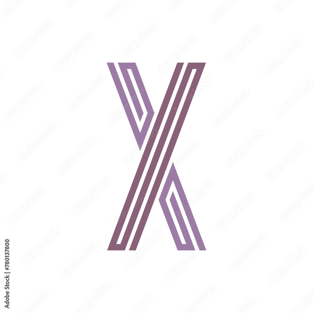 Monogram X. Design vector X logo. Monogram initial letter mark X logo ...