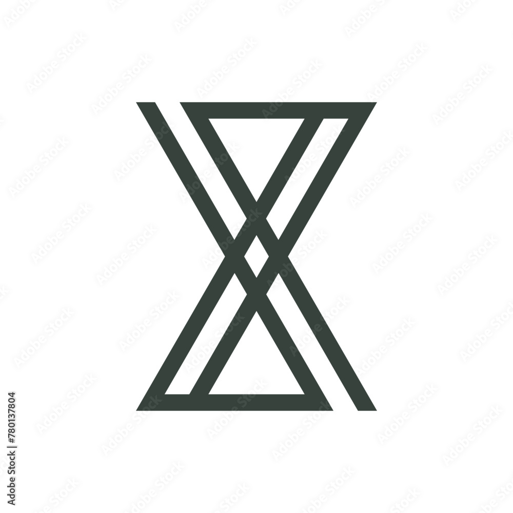 Monogram X. Design vector X logo. Monogram initial letter mark X logo ...