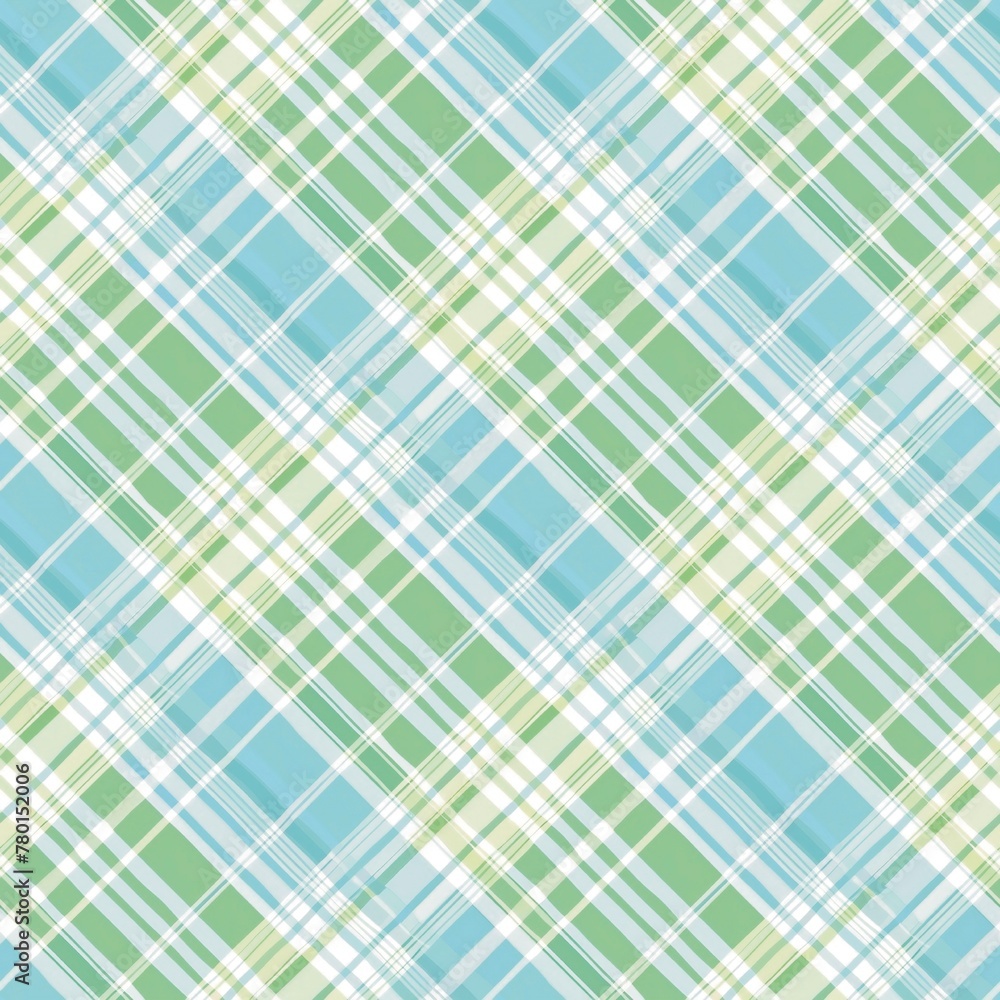 Seamless fabric pattern, plaid pattern, contrasting large and small ...