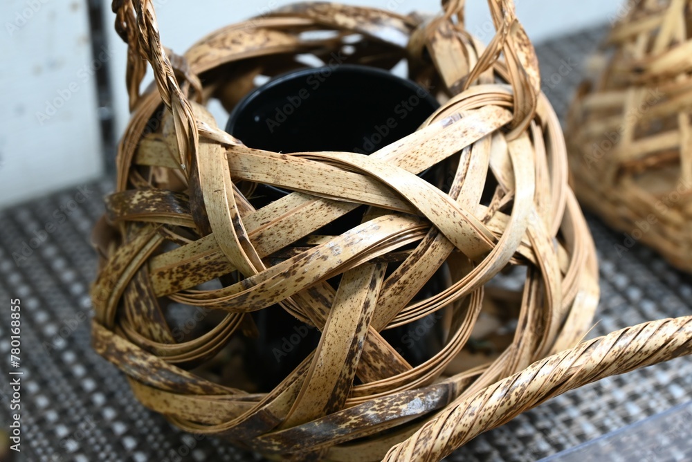 Introducing souvenirs from sightseeing in Japan. Japanese bamboo crafts ...