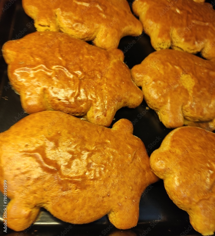 Sweet parakeet bread with piloncillo flavor originating from Mexico,Pan ...