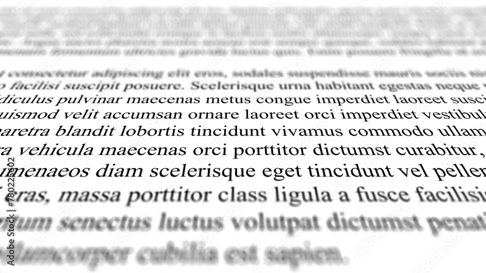 Angled Text with Blur Effect for Documentary Stock Template | Adobe Stock