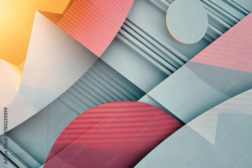 Incorporate geometric shapes into the background design. How can we ...